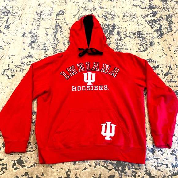 Shirts | Red Indiana Hoosiers Hoodie | Poshmark